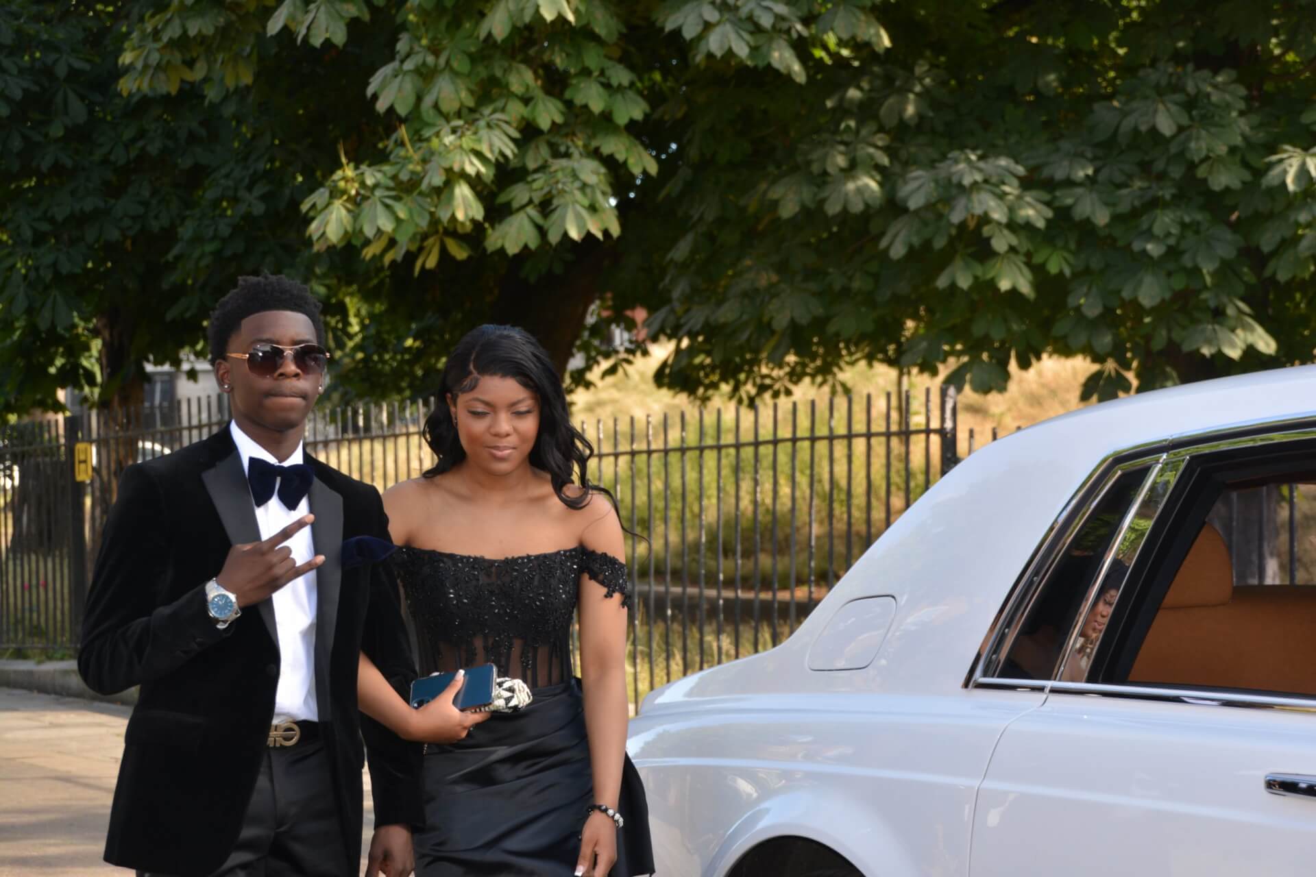 Rolls Royce rental for prom - Prom Rolls Royce - Chauffeur driven service